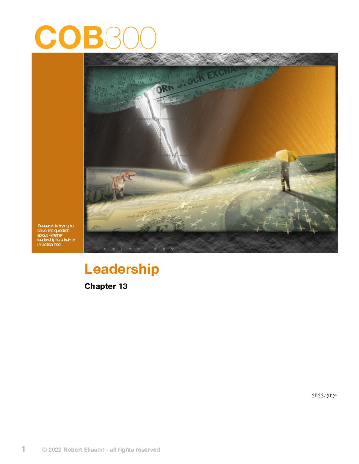 COB 300 - Ch13 Leadership Notes: Insights on Power & Management - Studocu