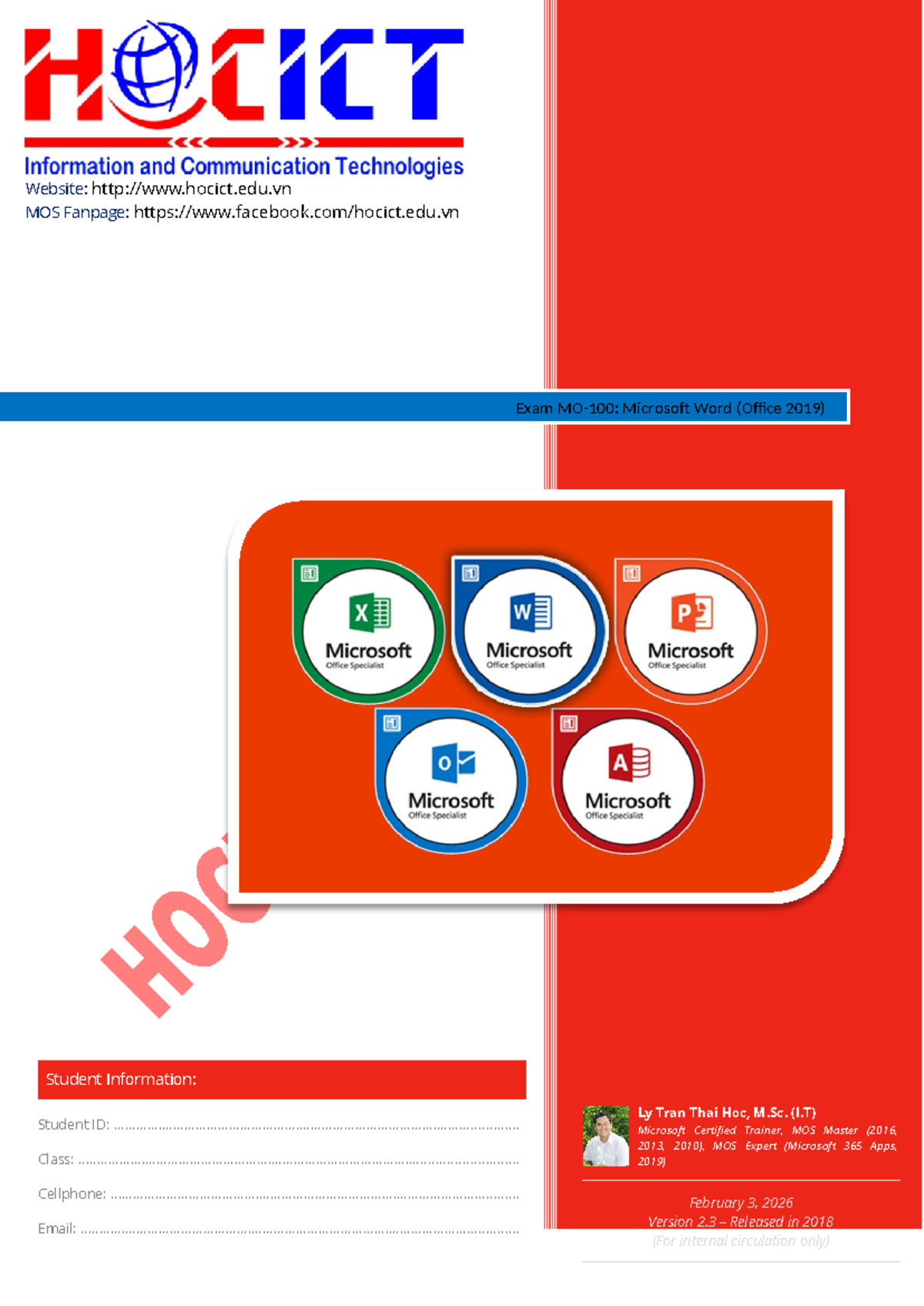 MOS Word 2019: Exam Preparation Guide for Microsoft Certification - Studocu