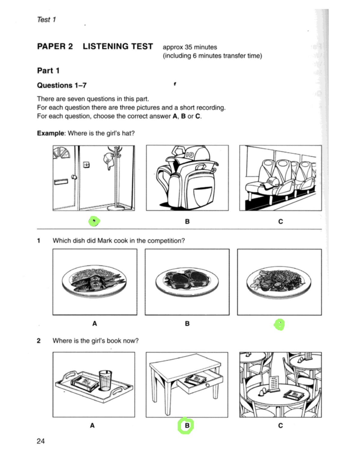 Listening Test 1 Paper 2: Questions & Answers Overview (Approx. 35 Min ...