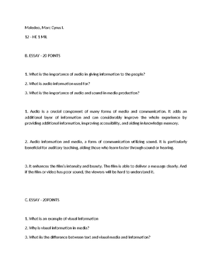 02 Laboratory Exercise 1(19) - IT 02 Laboratory Exercise 1 *Property of ...