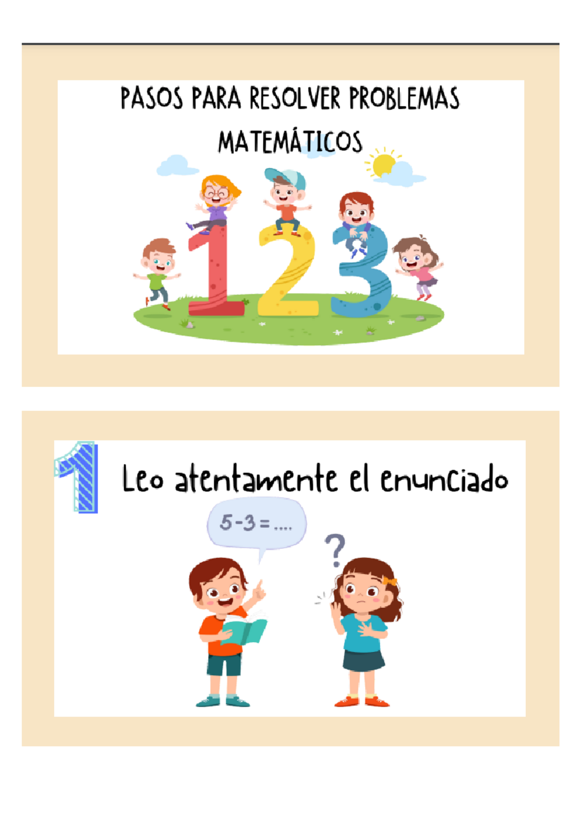 Resolución de problemas - Didáctica General - PASOS PARA RESOLVER ...