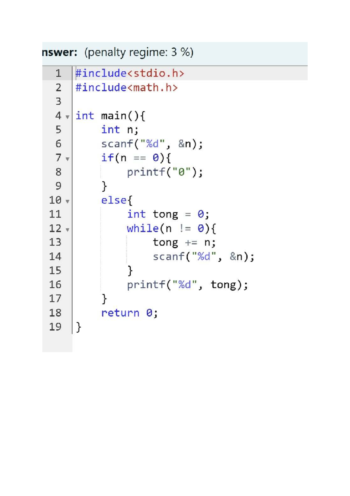 ELSE LOOP: C Programming Code Examples and Explanations - Studocu