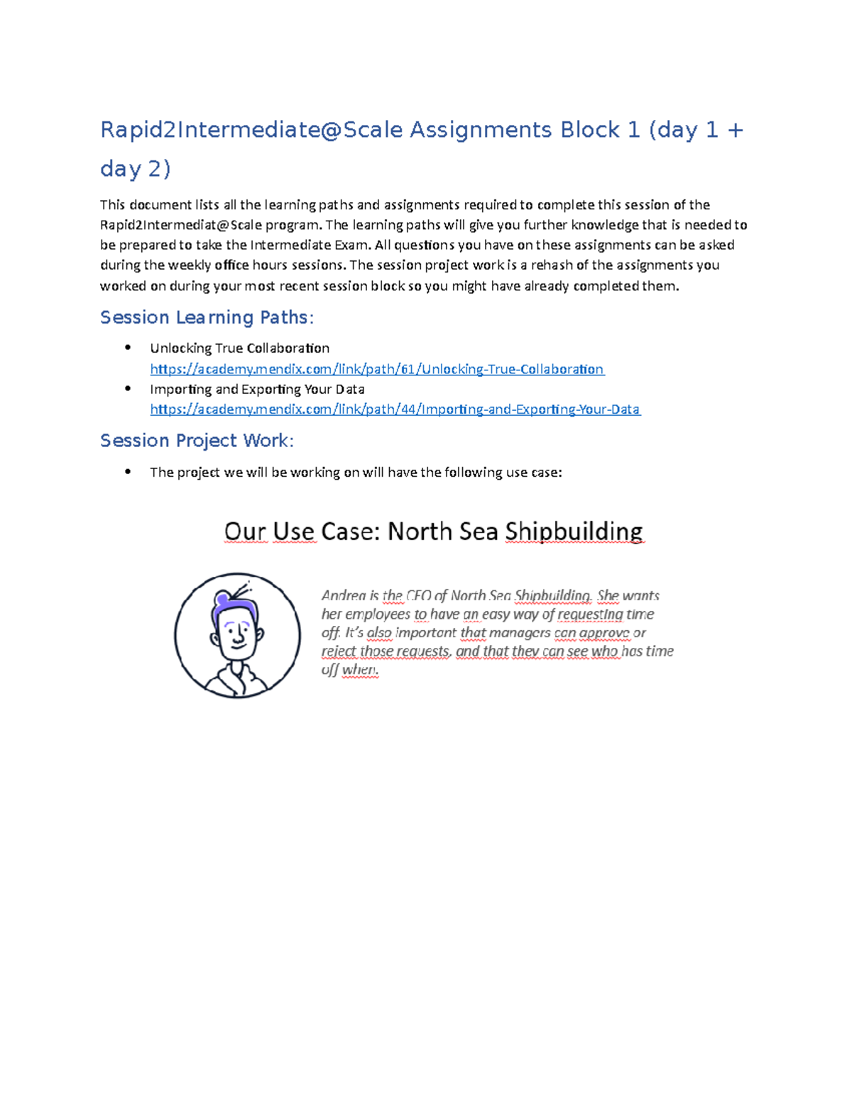 Rapid2Intermediate@Scale Assignments Overview Day 1 & 2 - Studocu