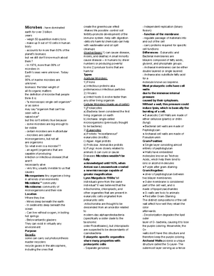 Microbe Mission science olympiad cheatsheet - Microscopes: Bright Field ...