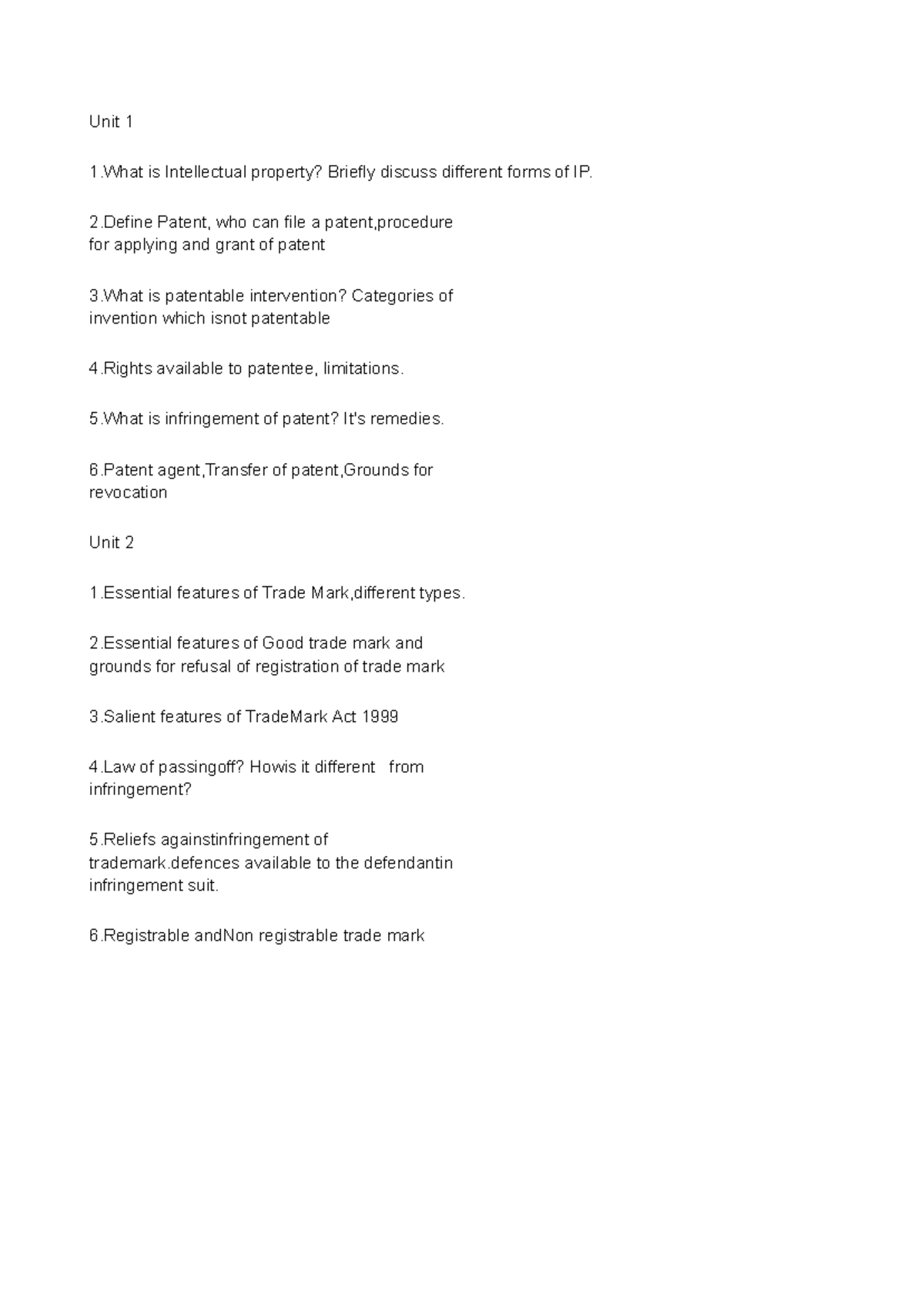 Intellectual Property Law: Key Concepts & Patent/Trademark Insights ...