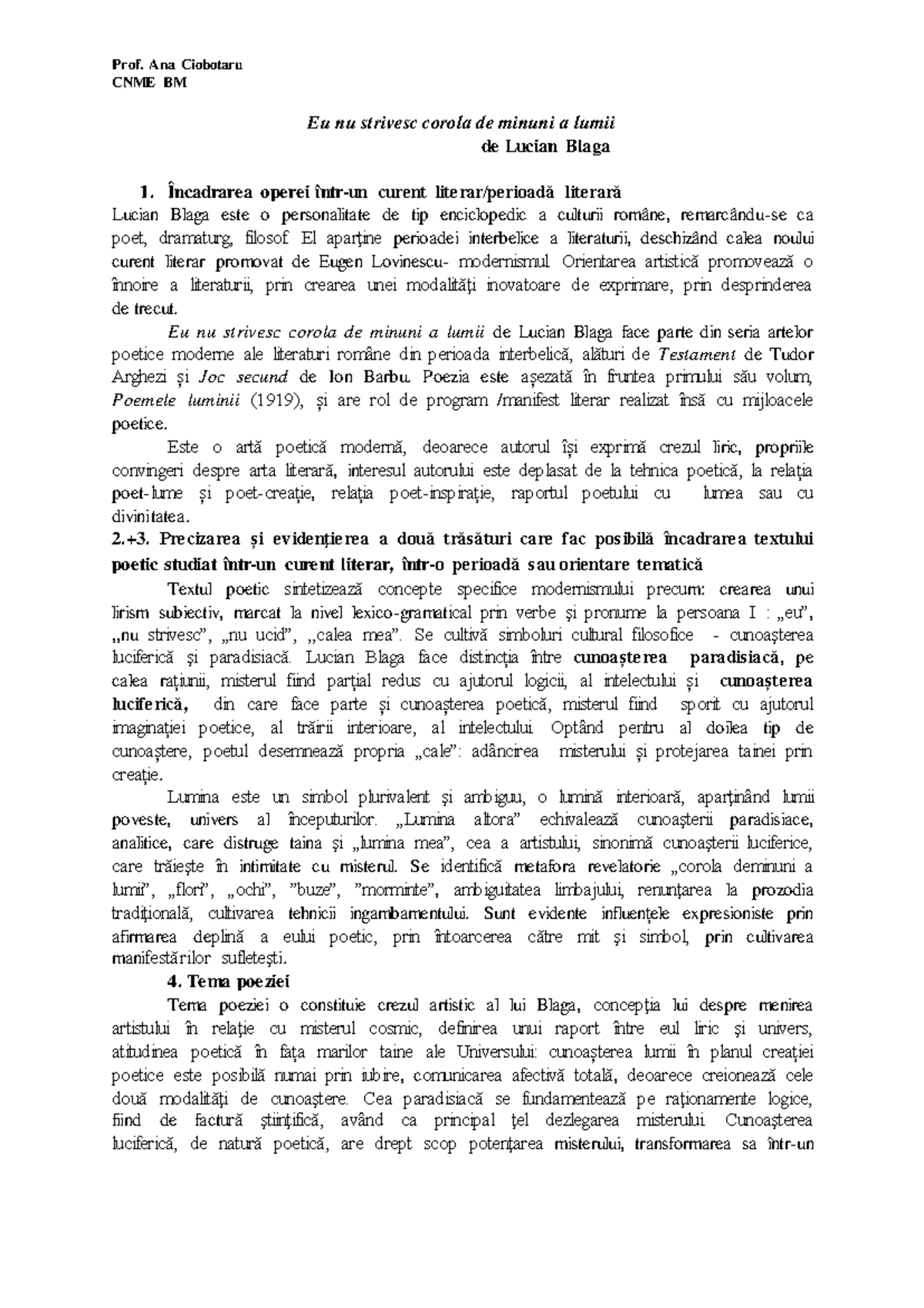 Comentariu asupra romanului "Ion" de Liviu Rebreanu - Caracterizare ...