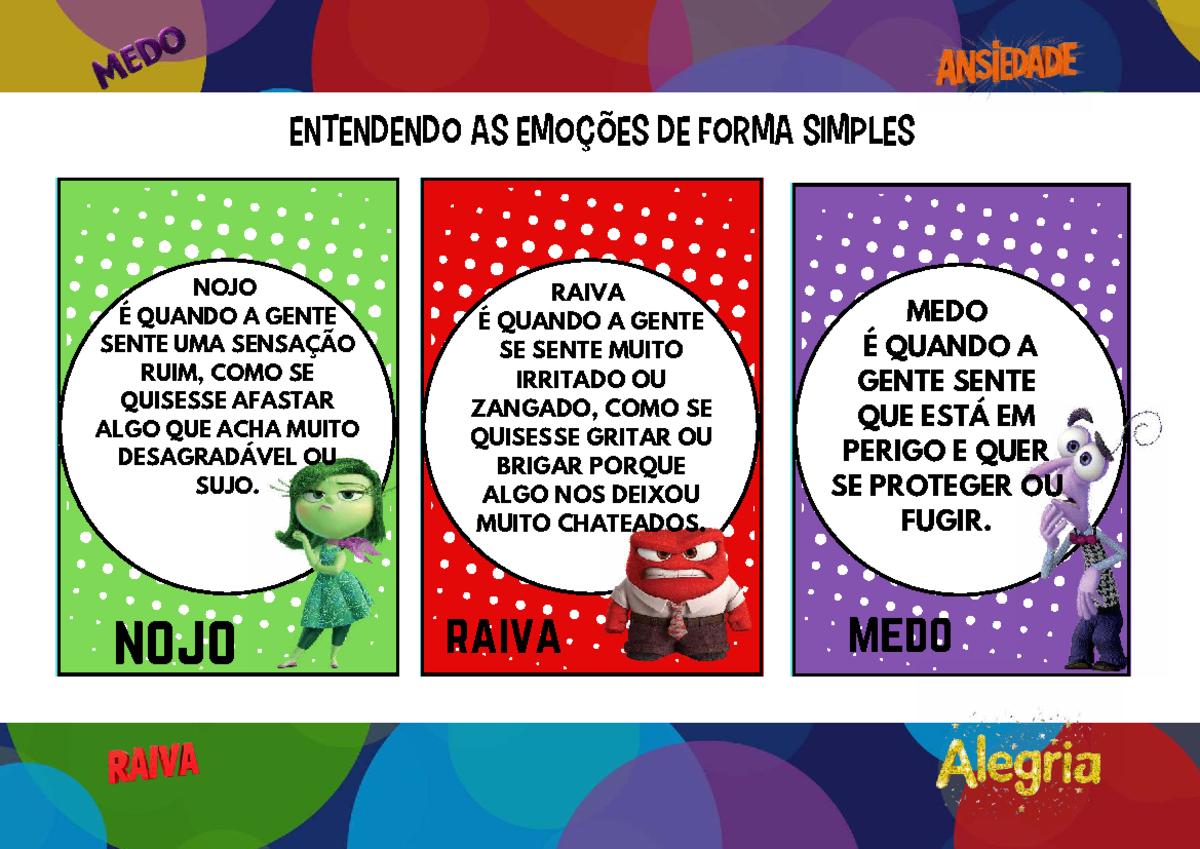 Cards das Emoções: Entendendo as Emoções de Forma Simples - Studocu