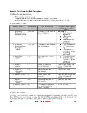 [Solved] Which statement is true - Accounting 1A (ACBP5111) - Studocu