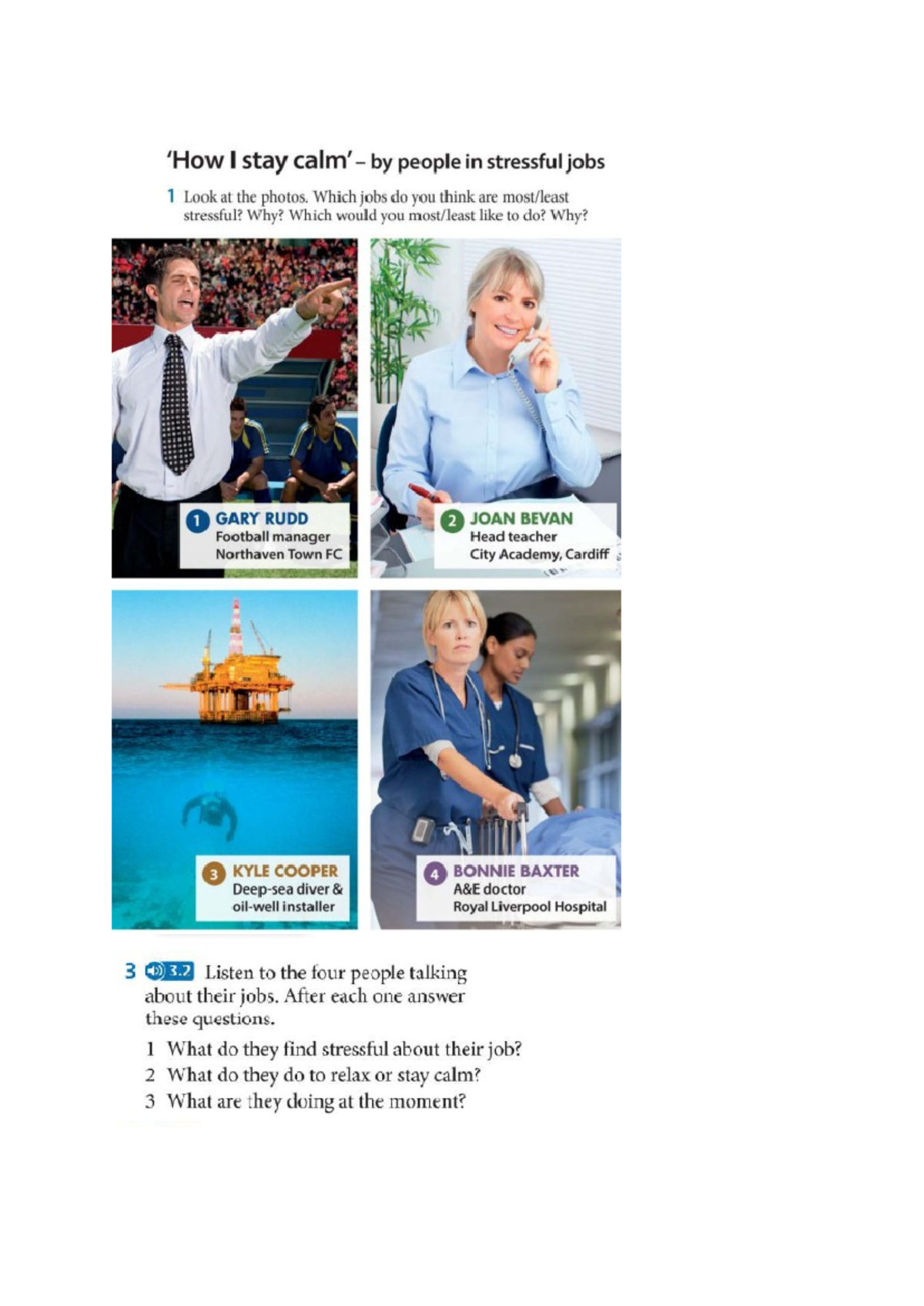 H7 - Stressful Jobs Lesson Plan and Strategies for Relaxation - Studocu