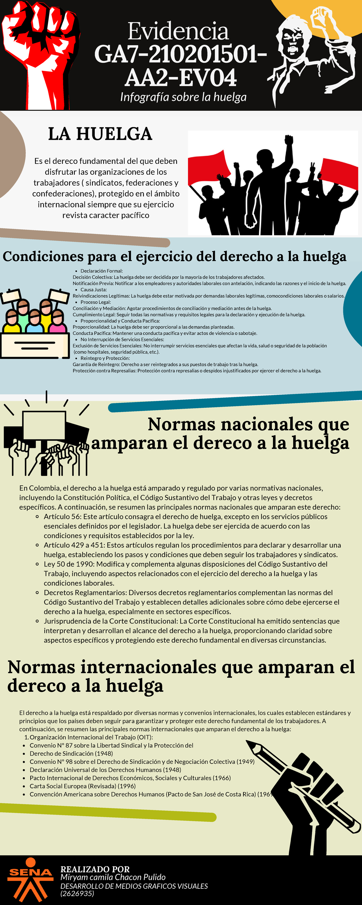 Infografía sobre el Derecho a la Huelga en Colombia - GA7-2102015 01-AA2-EV04 - Studocu