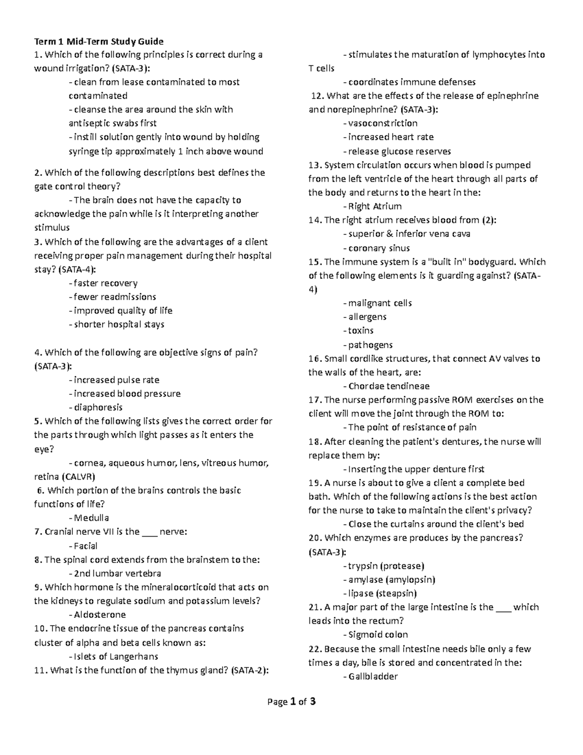Term 1 Mid-Term Study Guide: Key Concepts and Principles - Studocu