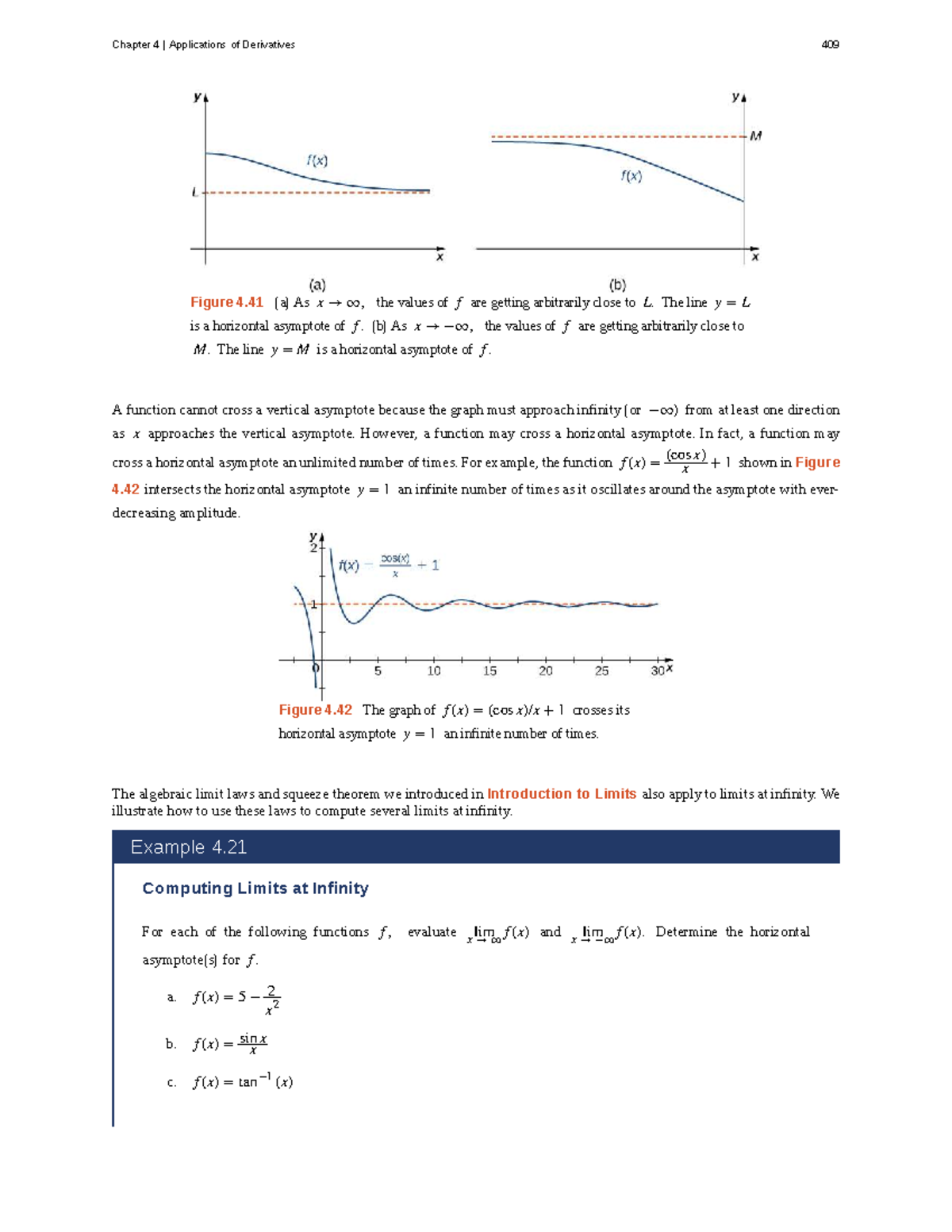 Chapter 4: Applications of Derivatives - Limits & Asymptotes in ...