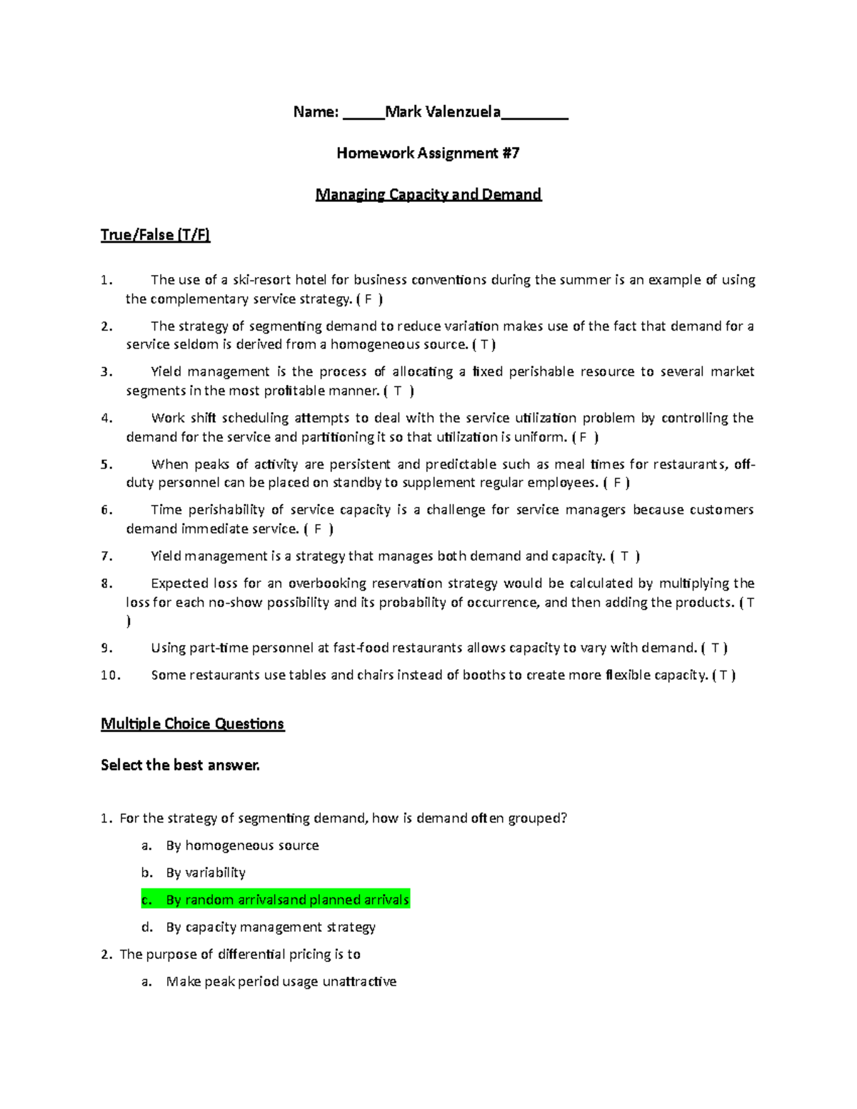 QSO 310 Module 7 Assignment - Name: Mark Valenzuela___ Homework ...