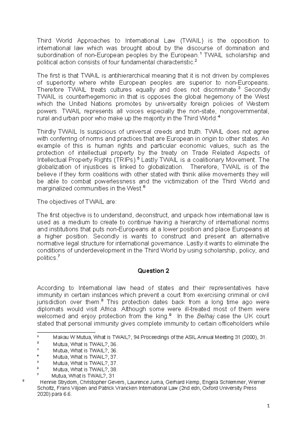 Share - Third World Approaches to International Law (TWAIL) is the ...