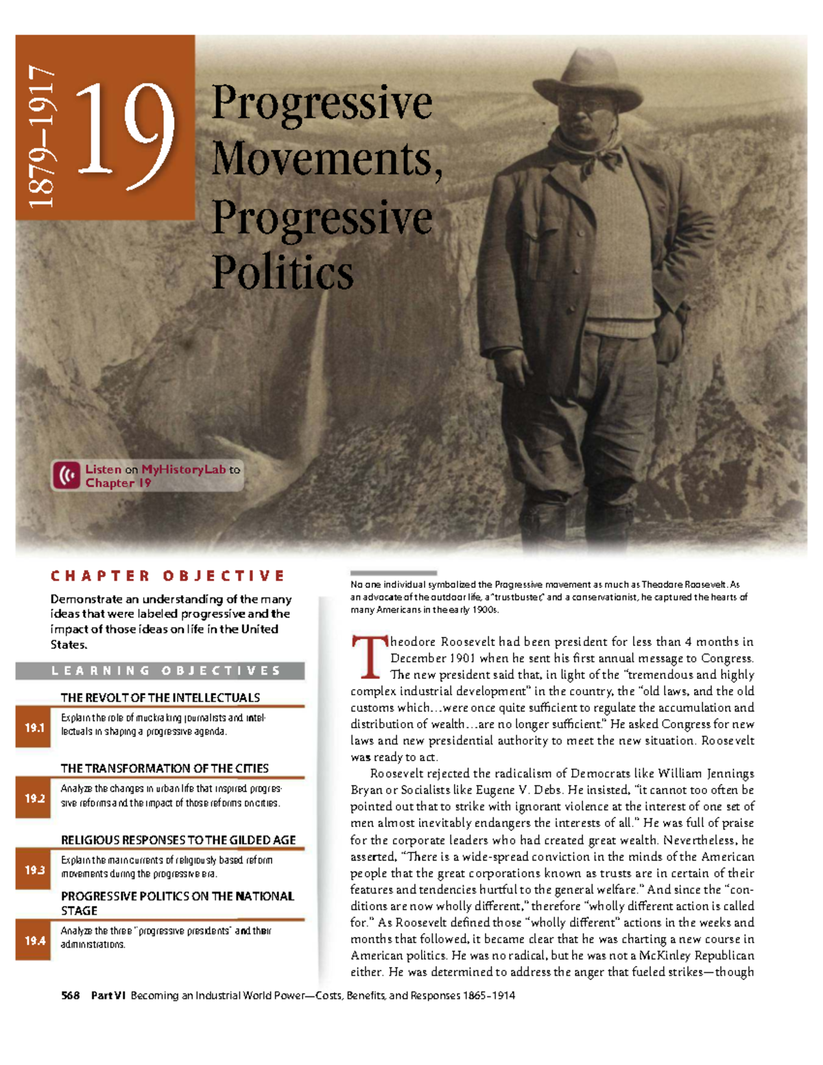 Chapter 19: Overview of Progressive Movements & Politics - Studocu