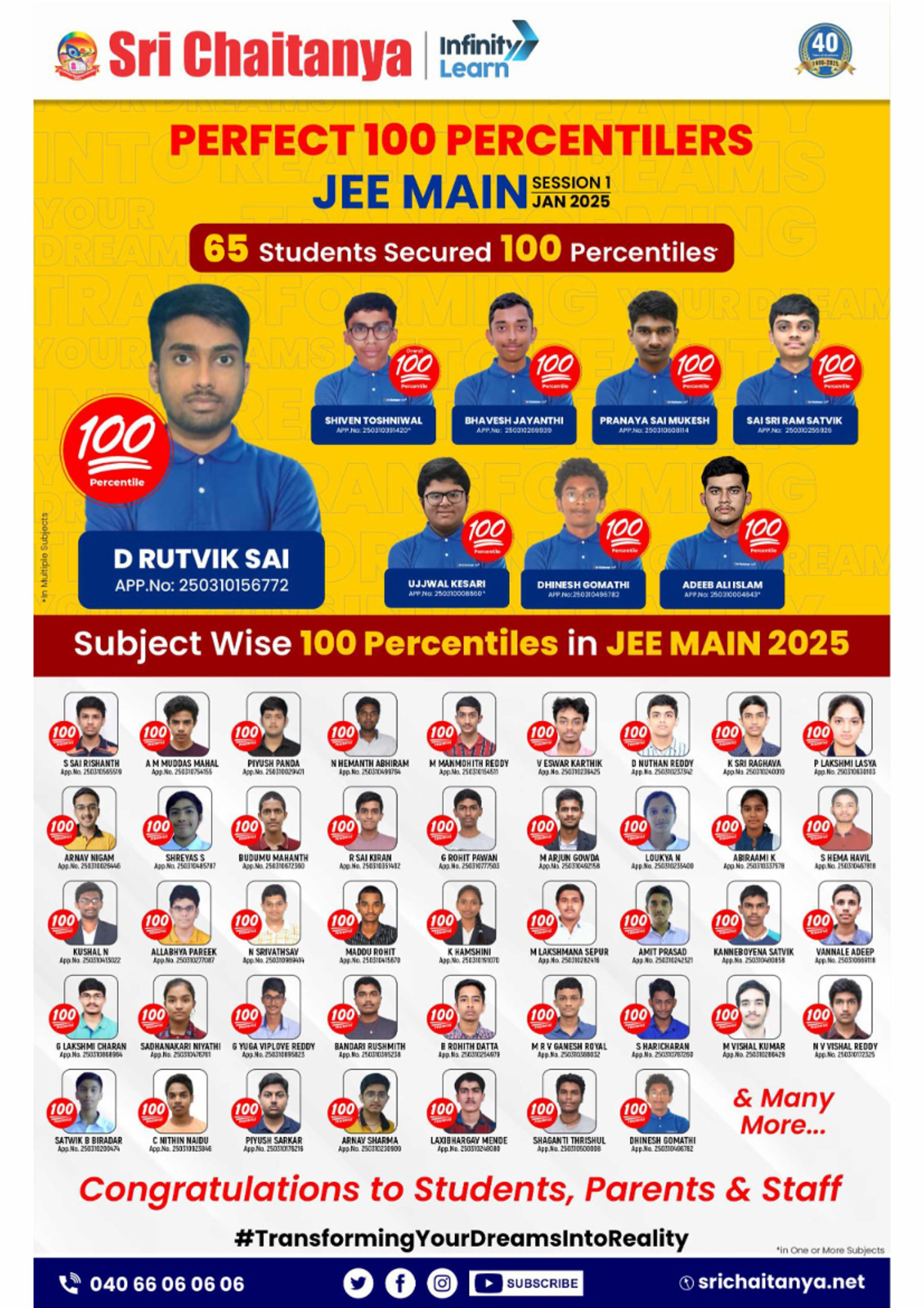 JEE-Main Shift-02 02-04-2025 Q.P IL 1 - Sri Chaitanya Infinity 40 Learn ...