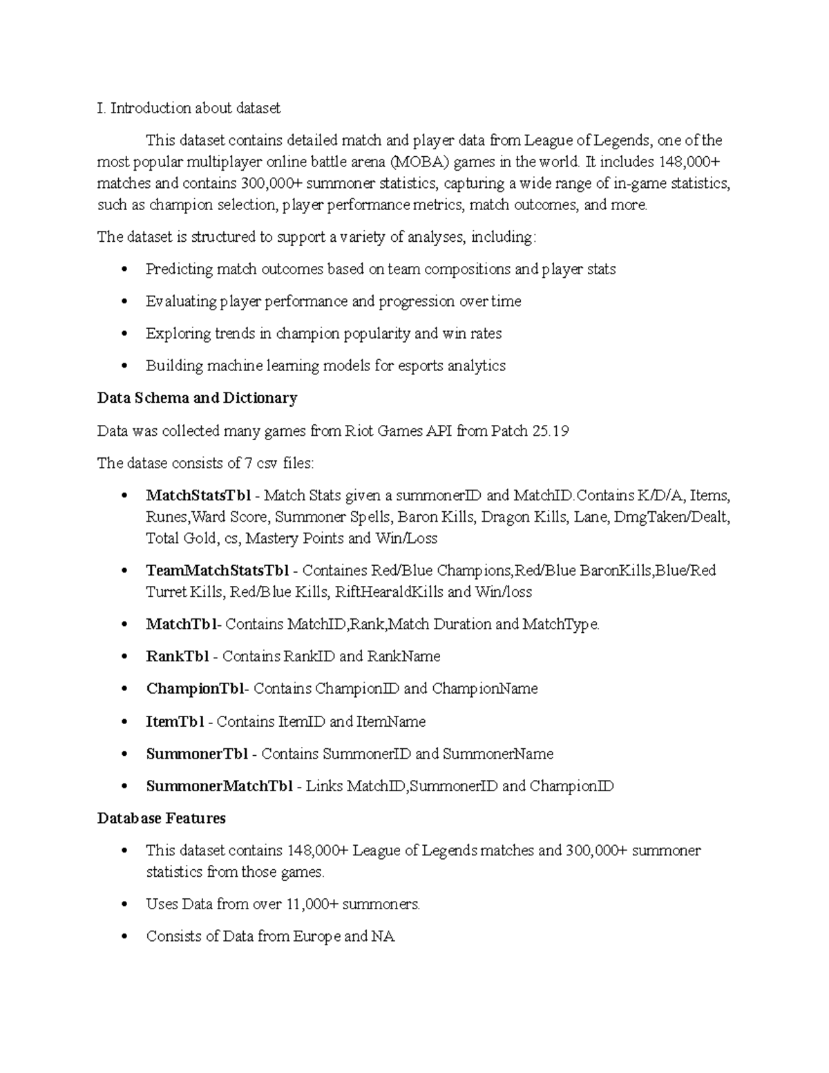 Báo cáo cuối kỳ - Phân tích dữ liệu League of Legends và GNN/GAT - Studocu