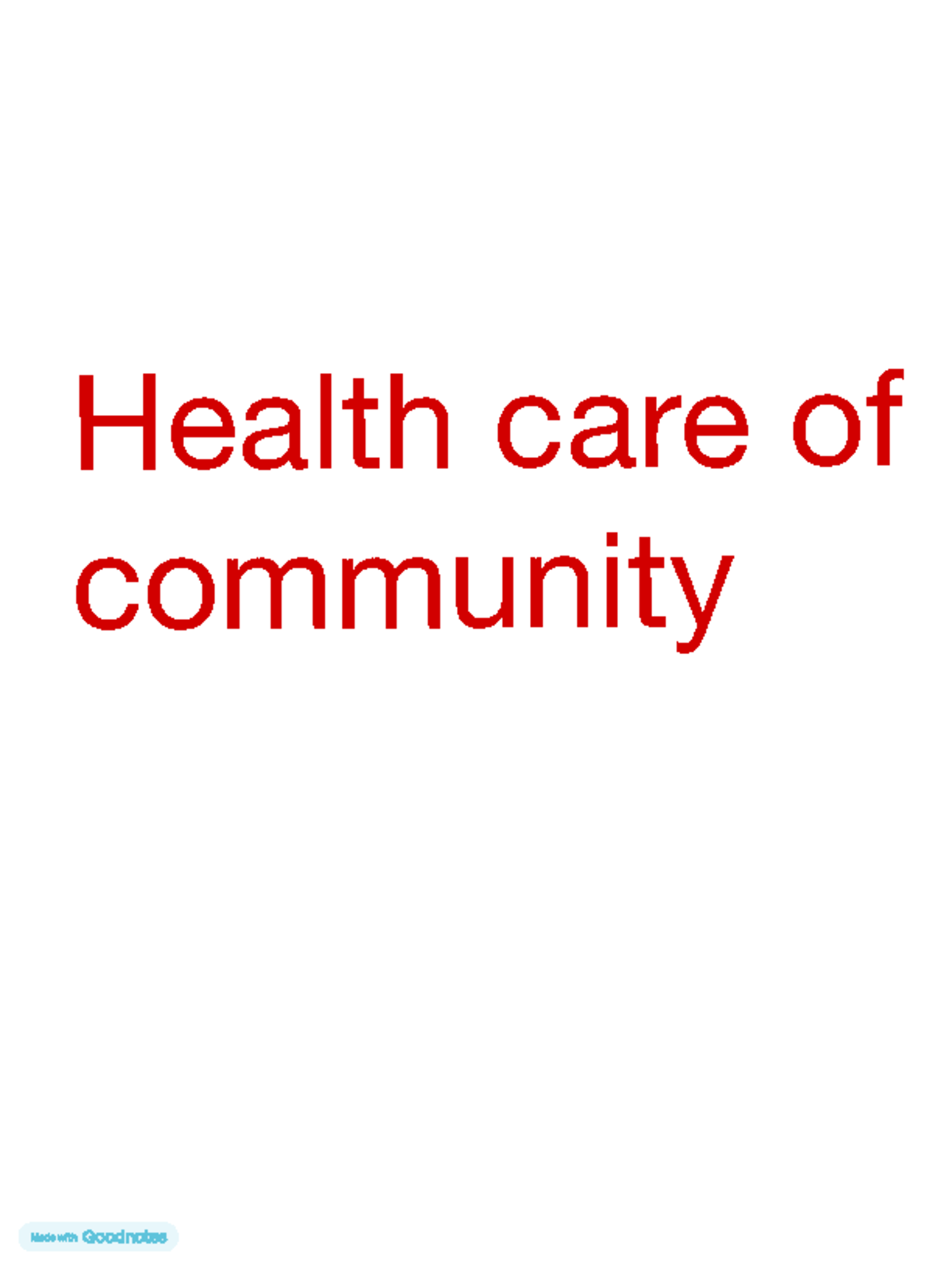 22 - PSM Notes: Community Medicine Health Care Overview and Delivery ...