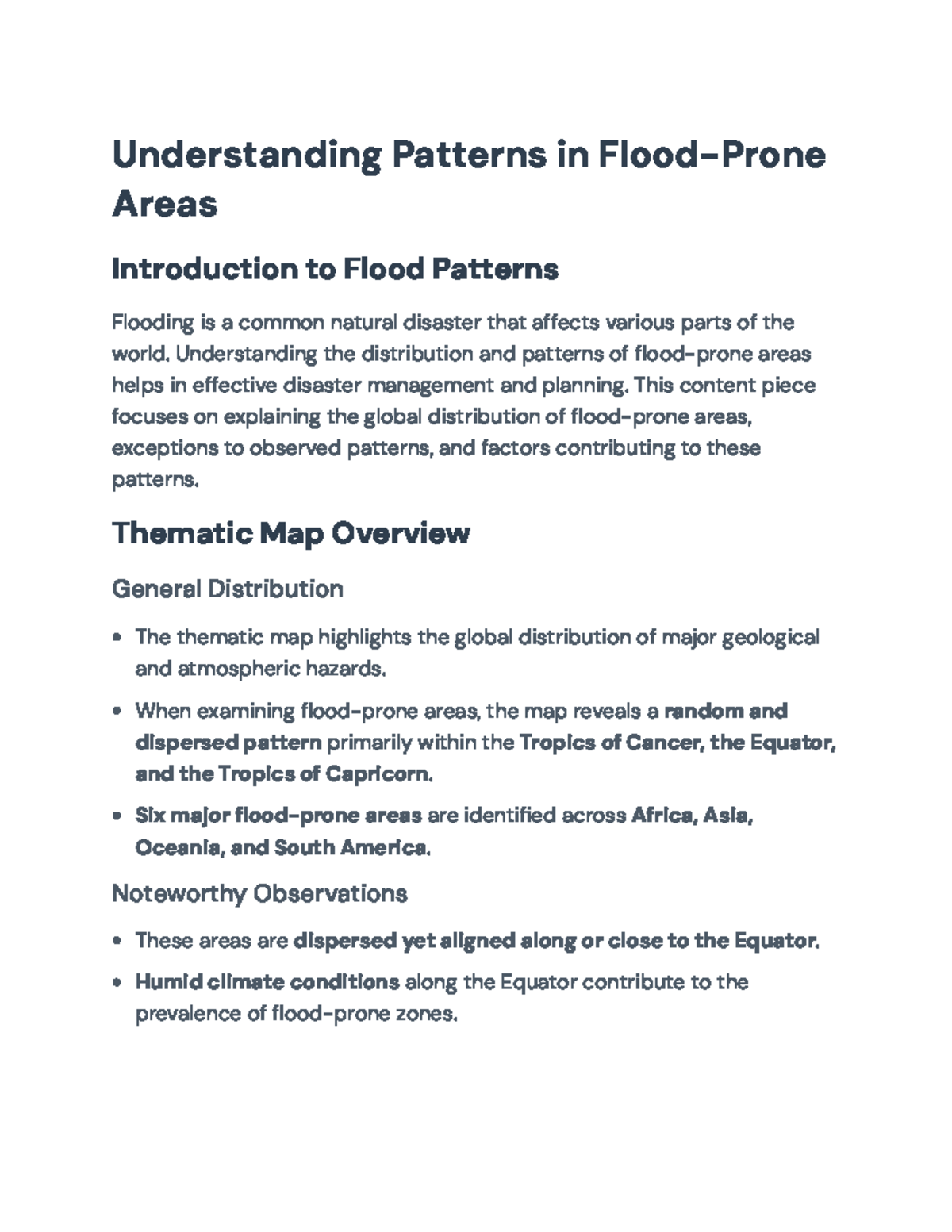 Understanding Flood-Prone Areas: Patterns and Exceptions Analysis ...