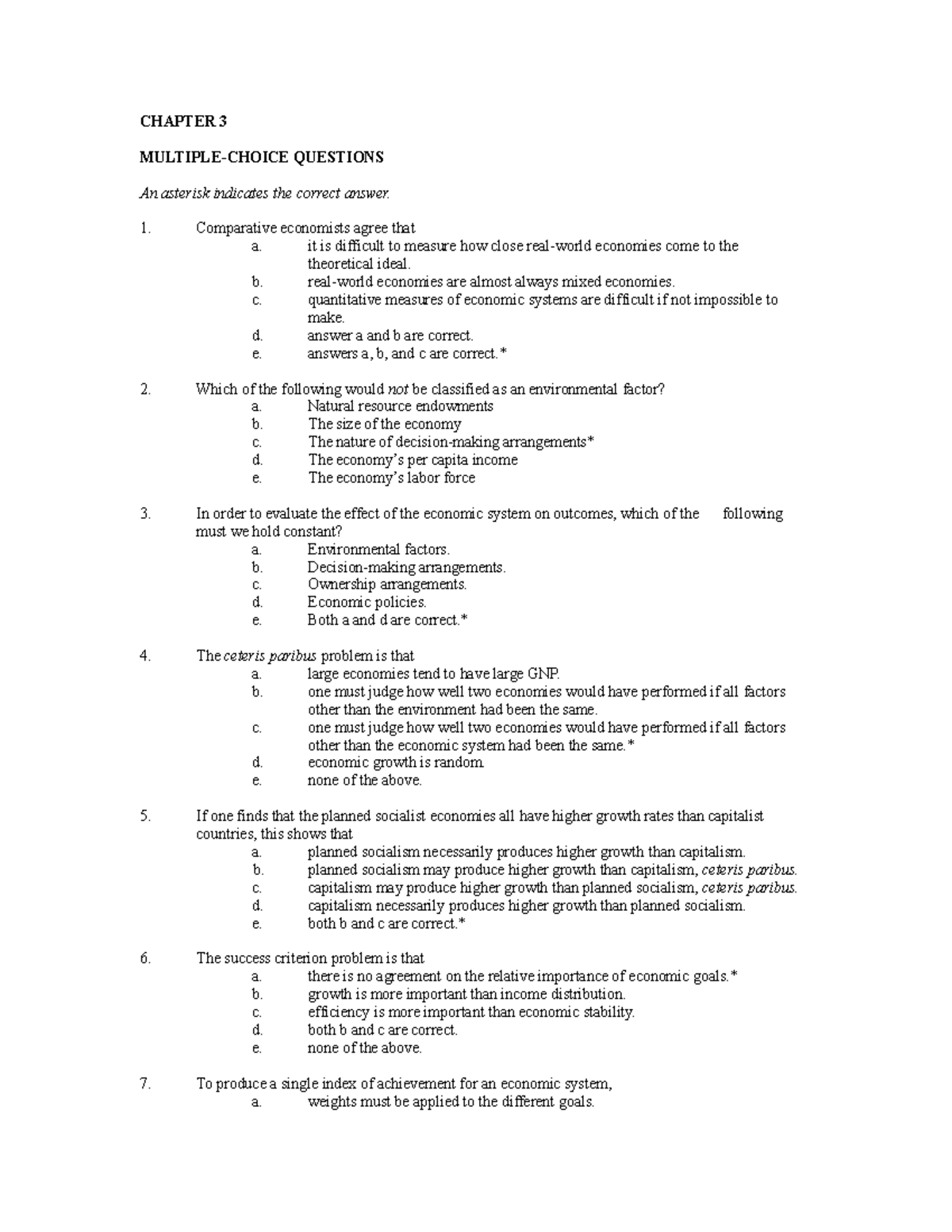 Chapter 3 M-C - Multiple choice answer key - CHAPTER 3 MULTIPLE-CHOICE ...