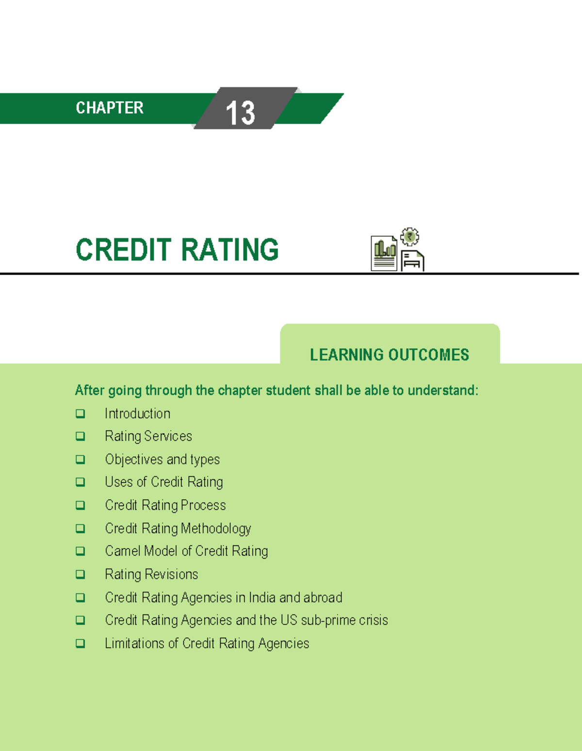 Credit Rating Insights for Financial Services: FIBA721 Management Notes ...