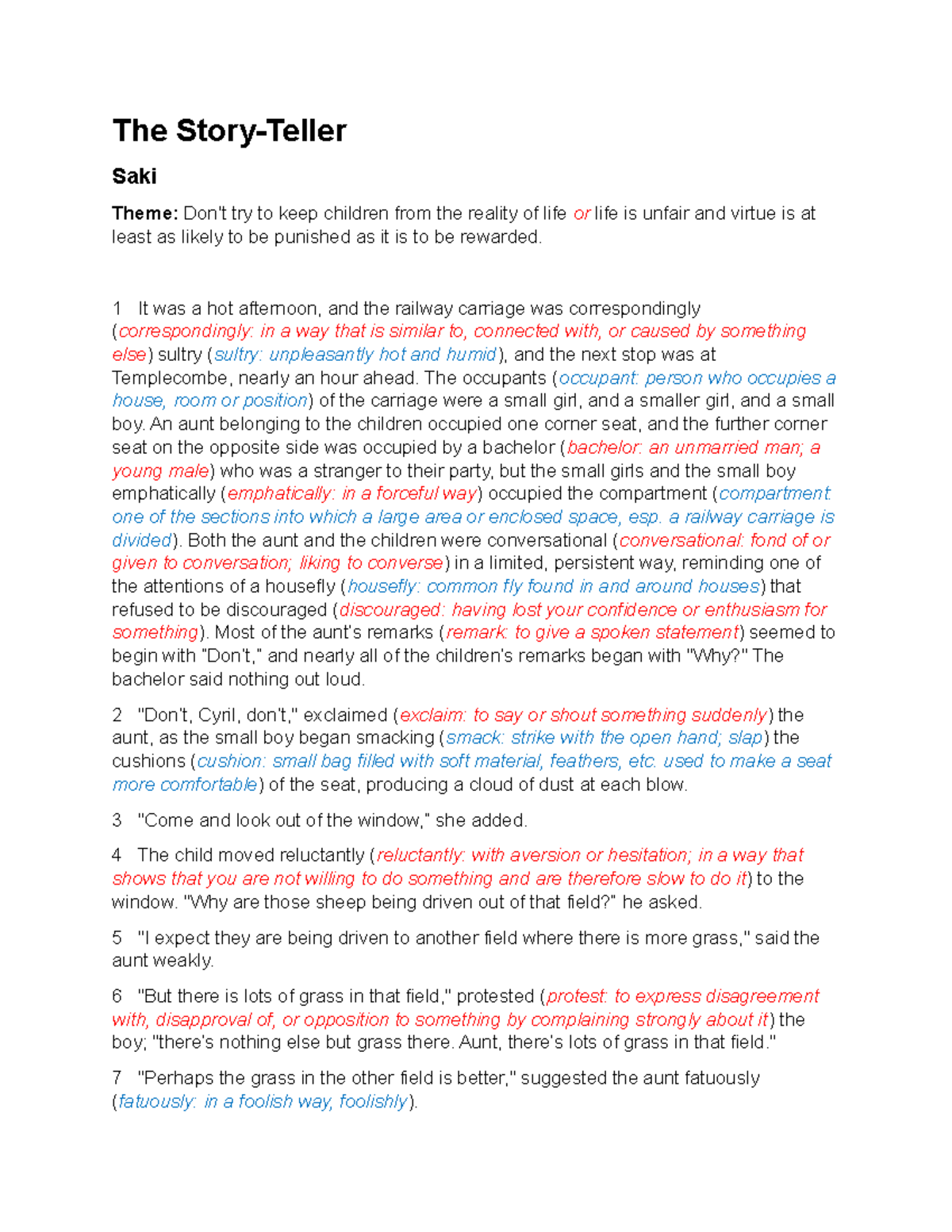 The Story-Teller: A Critical Analysis of Saki's Narrative Techniques ...