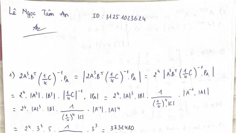 Mathematics 3125: Advanced Linear Algebra Notes and Solutions - Studocu