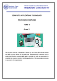 Computer Applications Technology - Grade: 11 - Further Education and ...