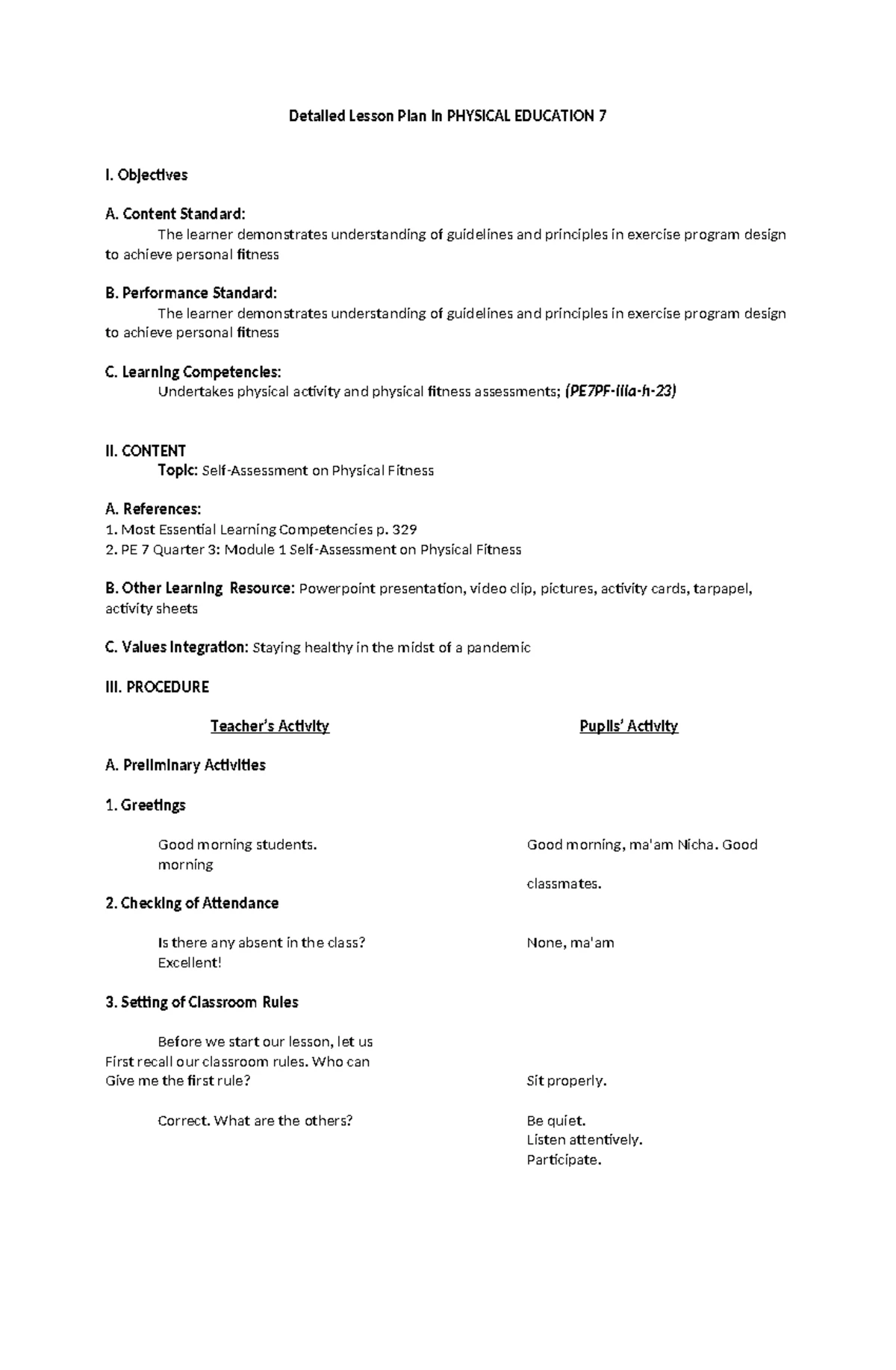 Sports Classification and Skills: Notes on Individual & Team Sports ...