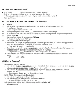 D222 Comprehensive Health Assessment - Health Promotion Justification ...