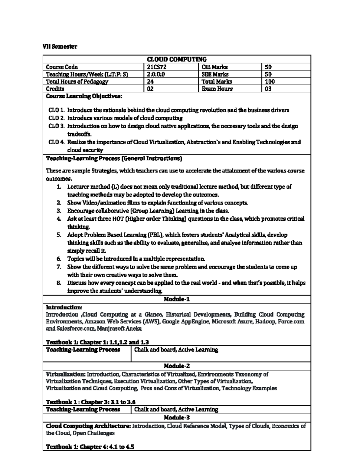 CC Cloud Computing Study Notes: Key Concepts & Module Overviews - Studocu