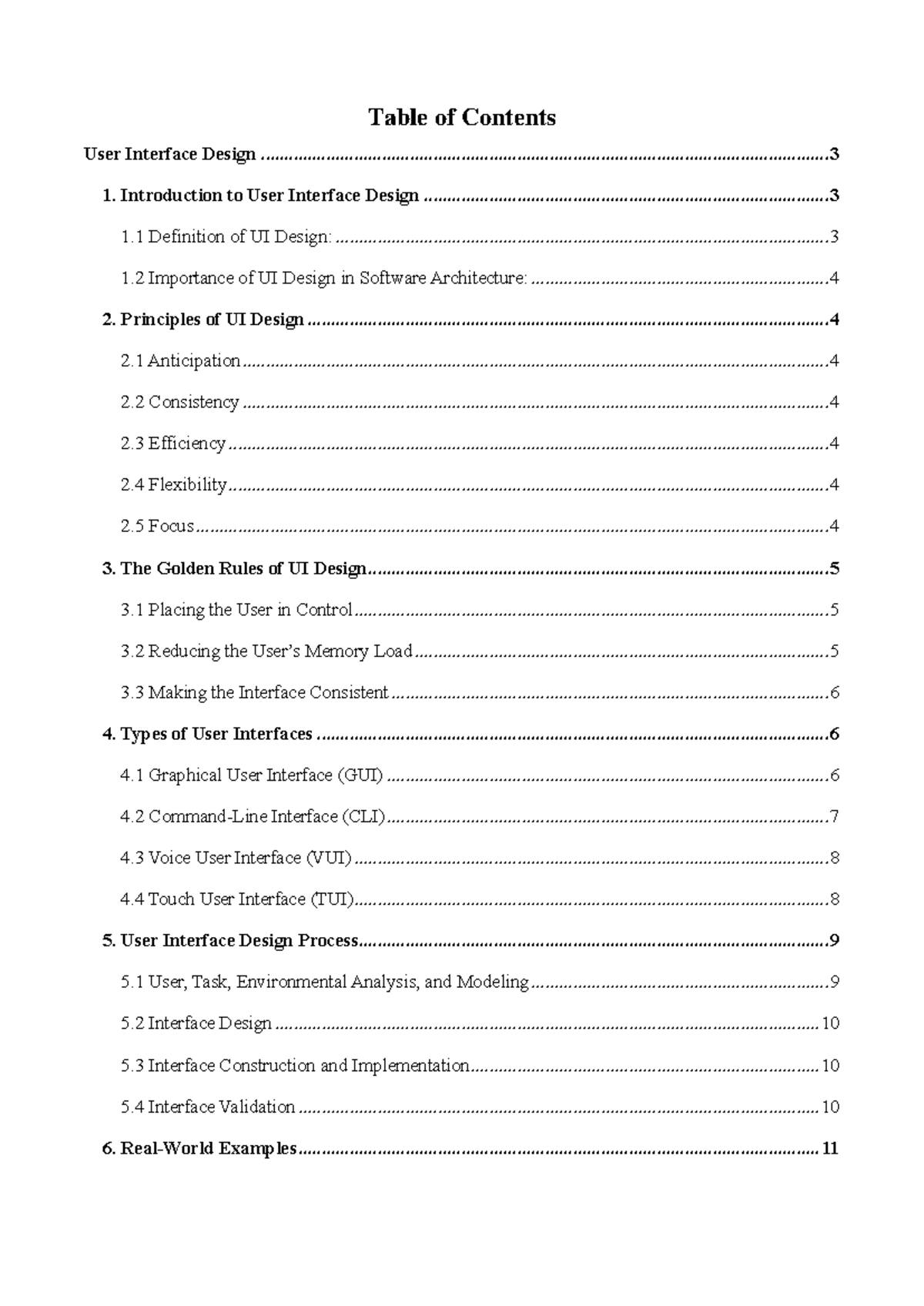 User Interface Design - Comprehensive Notes and Principles - Studocu