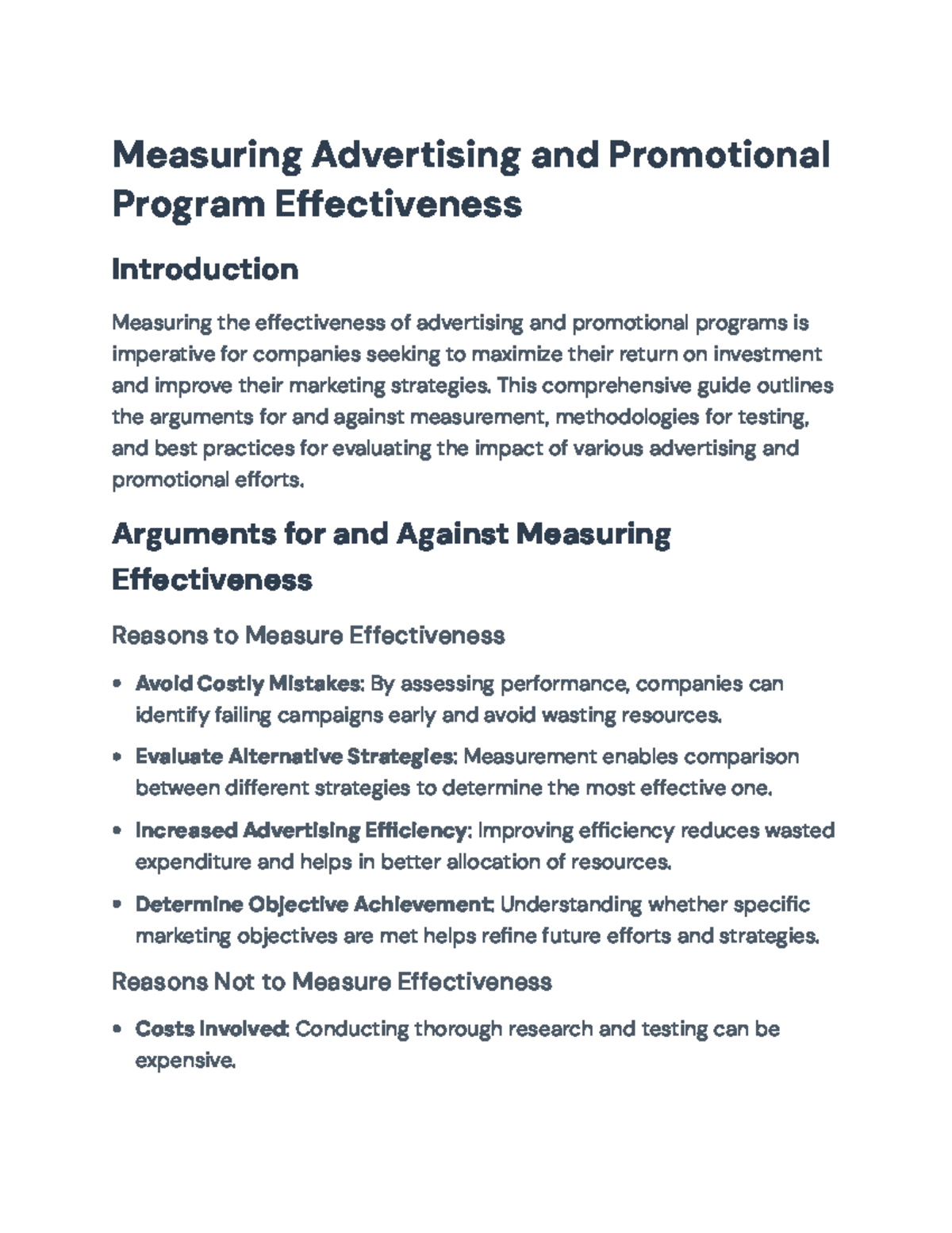 Measuring Advertising Effectiveness: Best Practices & Methodologies ...