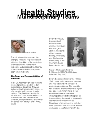 [Solved] public bodies agencies and regulators in midwifery uk ...
