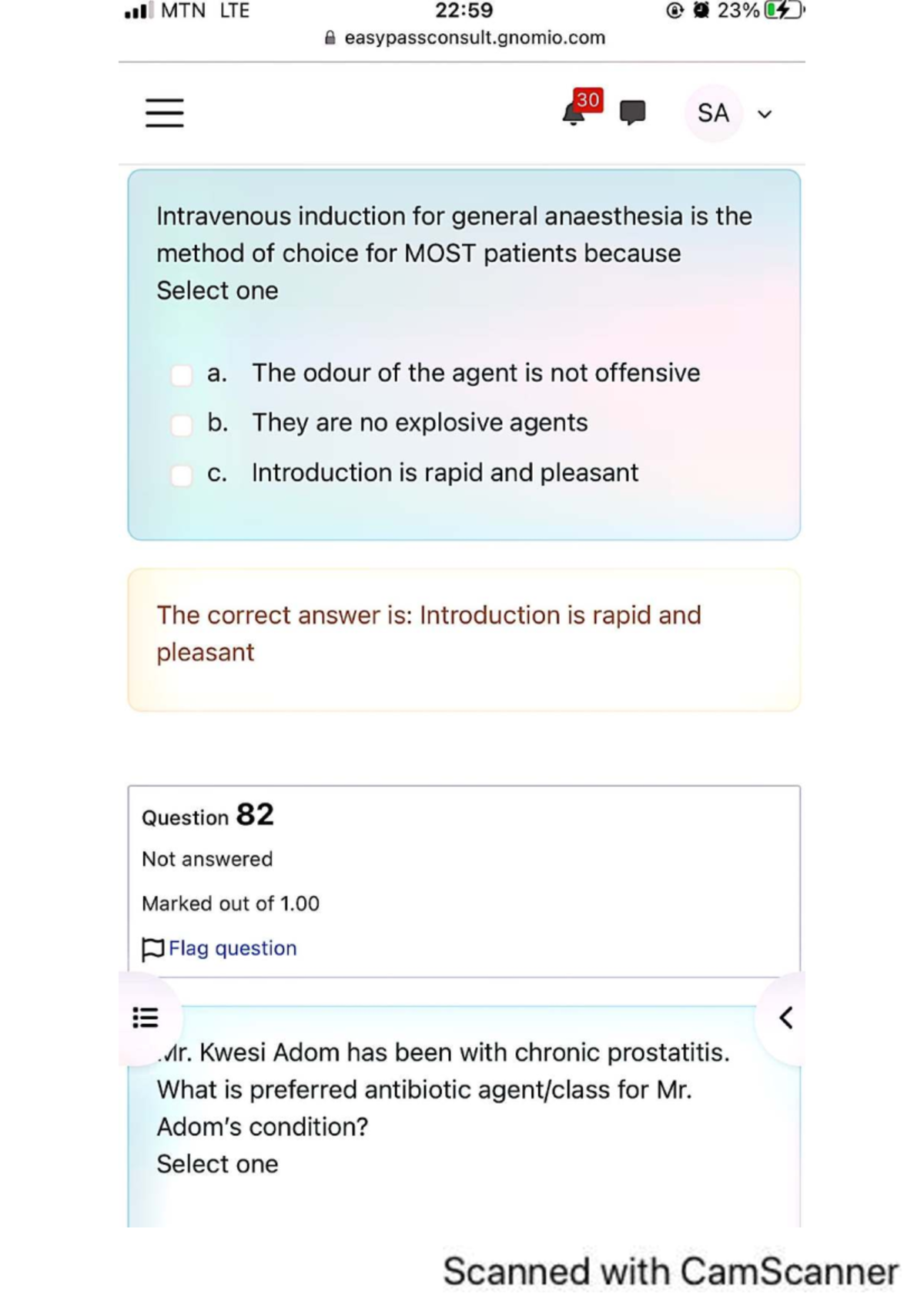 MTN LTE 22:59 SA Nursing Exam Questions and Answers - Studocu