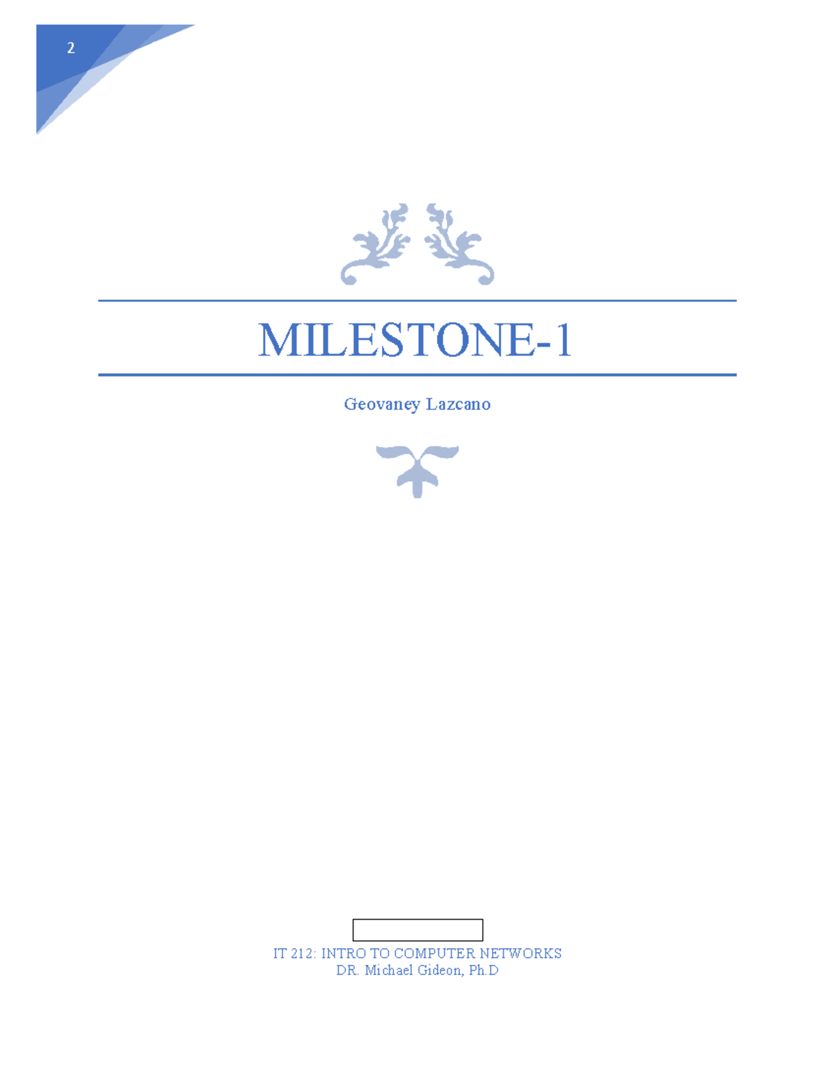 IT 212 Module 3 Milestone 1: Network Design Overview and Analysis - Studocu