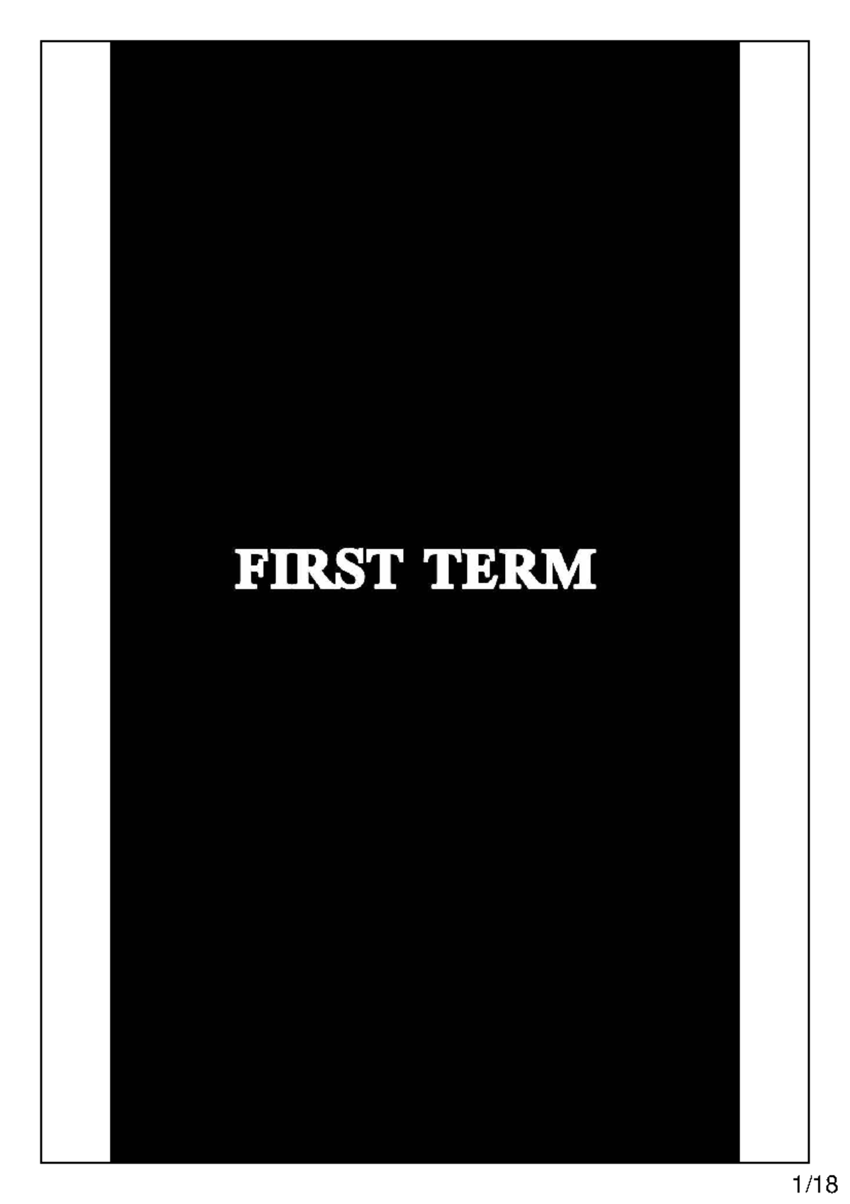 English (B) - First Term Notes and Essay on My School - Studocu