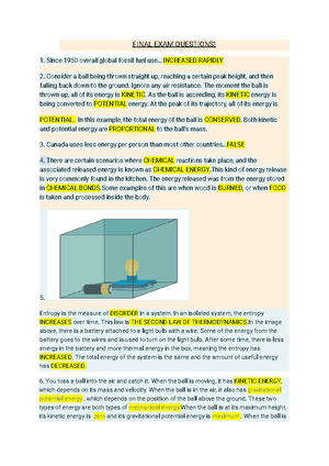 Class Notes phys 273 - Lessons 1-10! - Electric Energy energy that is ...