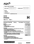GCSE AQA Physics Paper 2H Predicted Questions & Grade Boundaries 2025 ...