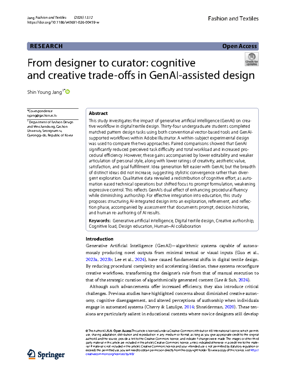 Exploring GenAI's Impact on Creative Workflows in Digital Textile ...