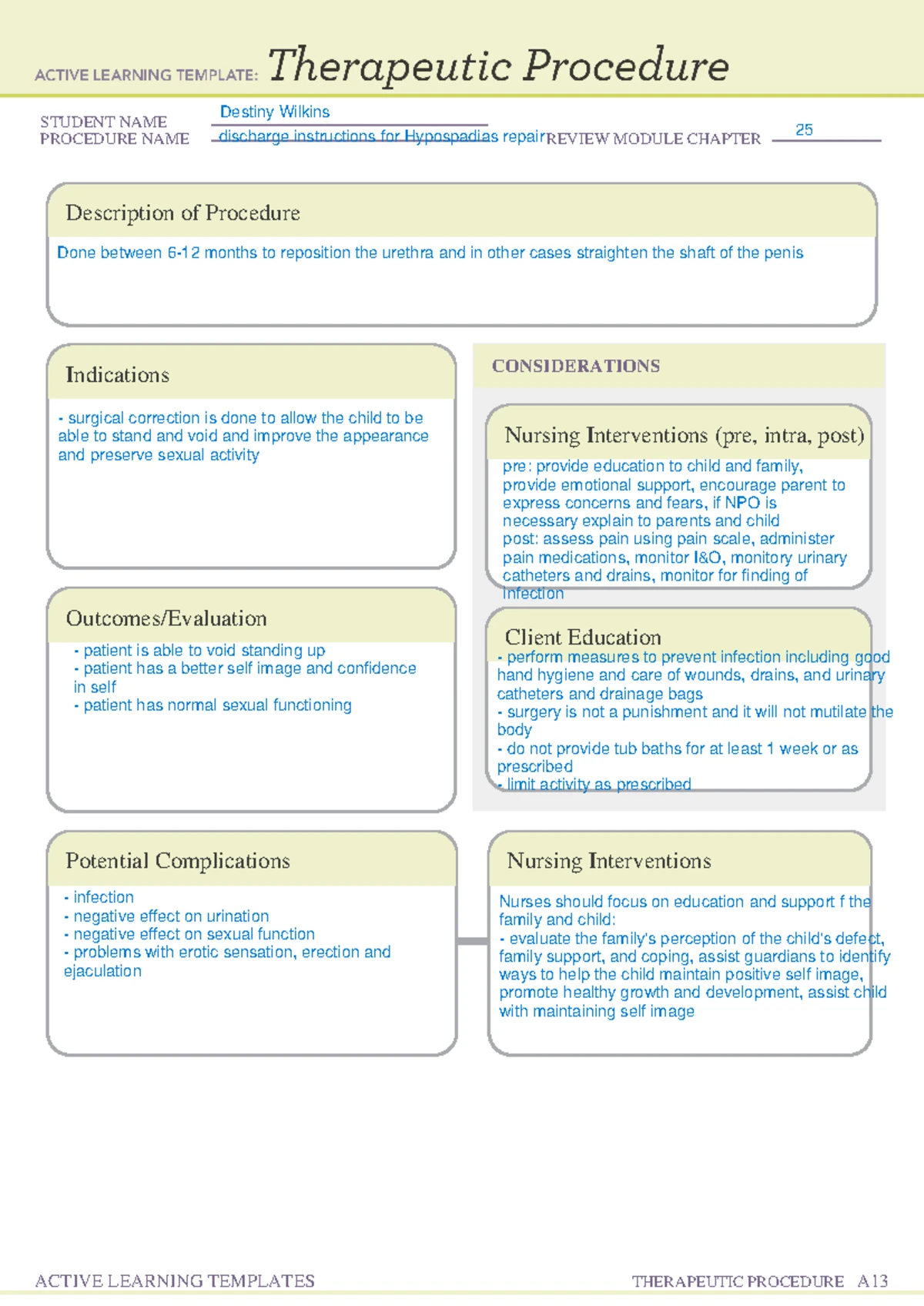 Hemophilia - ati template - RNSG 1412 - STUDENT NAME DISORDER/DISEASE ...