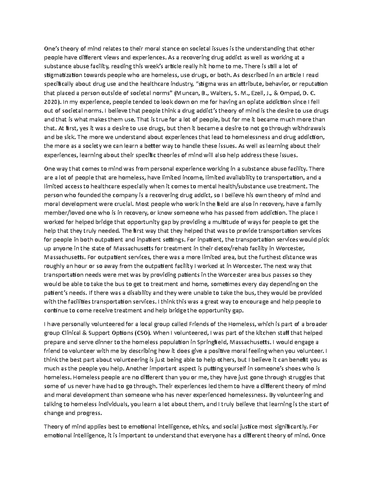 PSY 200 Week 3 Discussion - The biggest differences between these three ...