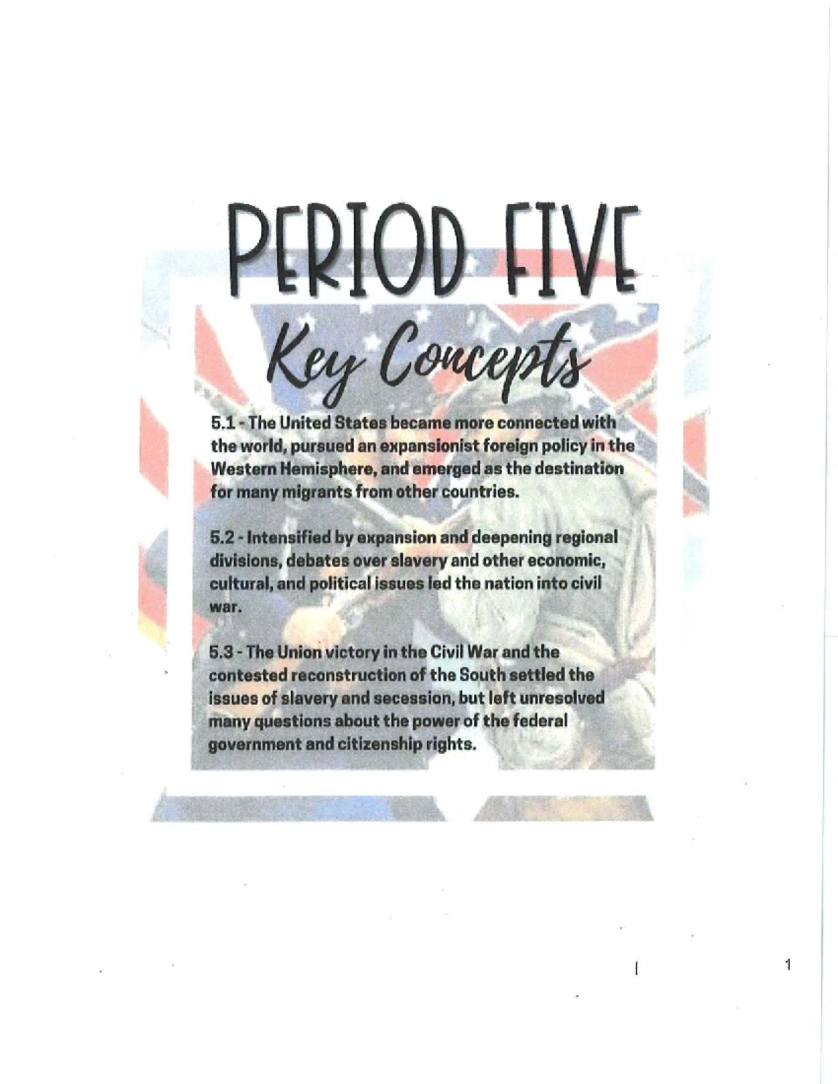 Jacob Sousa - Period 5 Workbook: Key Topics and Learning Objectives ...