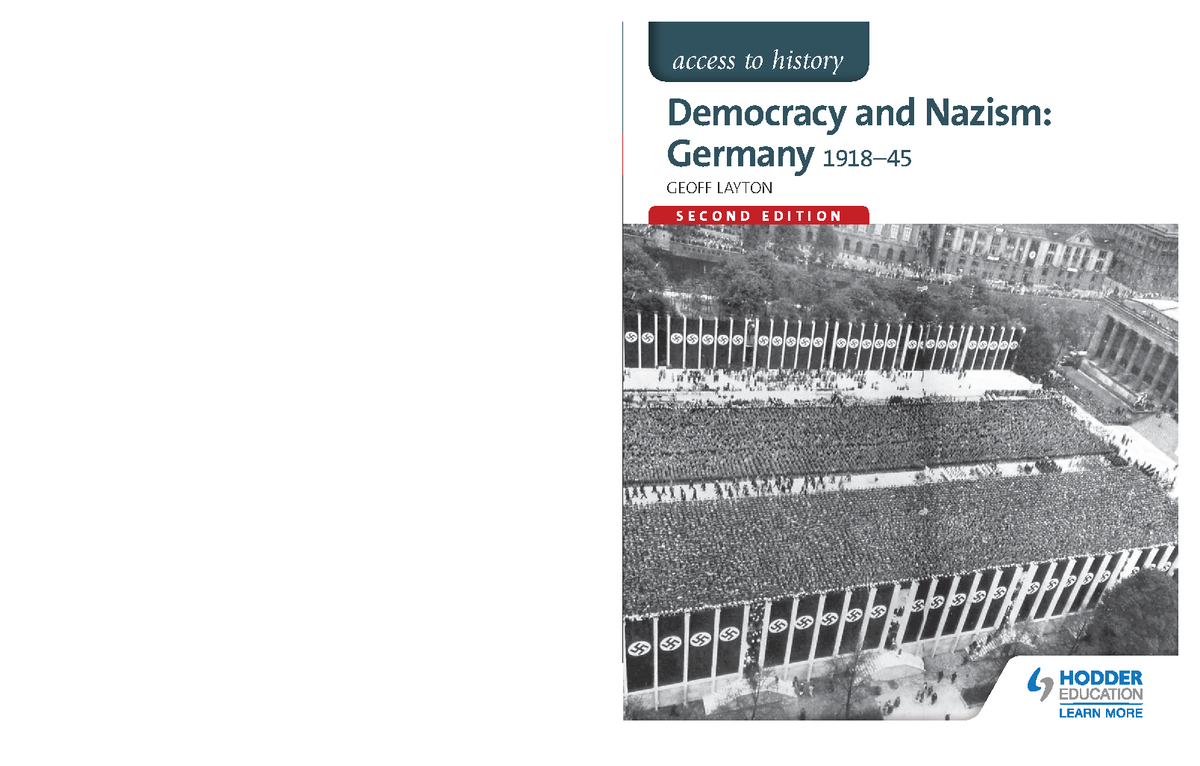 Democracy and Nazism: Germany - AQA A Level History Study Notes - Studocu