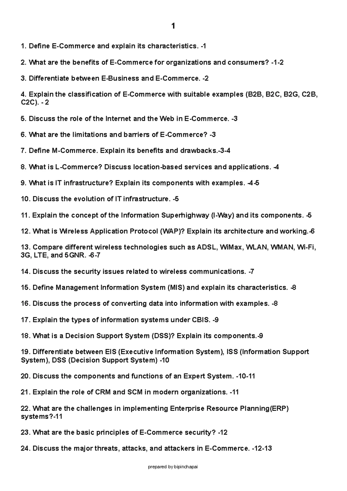 BCA 5TH SEM All Subjects MCQs with Answers: Comprehensive Guide - Studocu