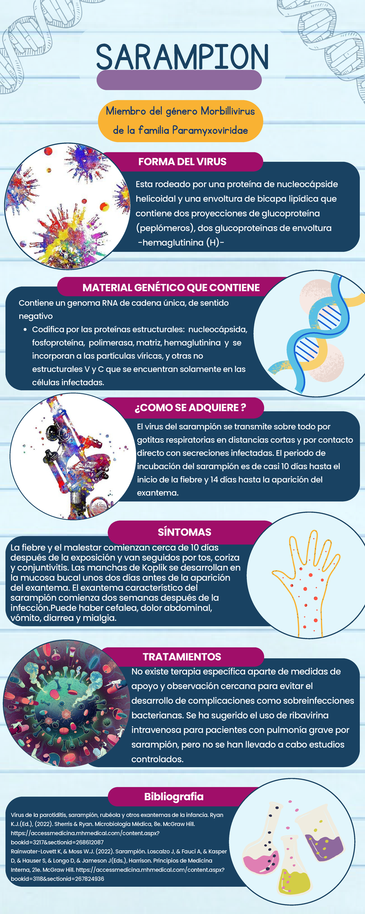 Sarampión: Información Esencial sobre el Virus y Tratamientos - Studocu