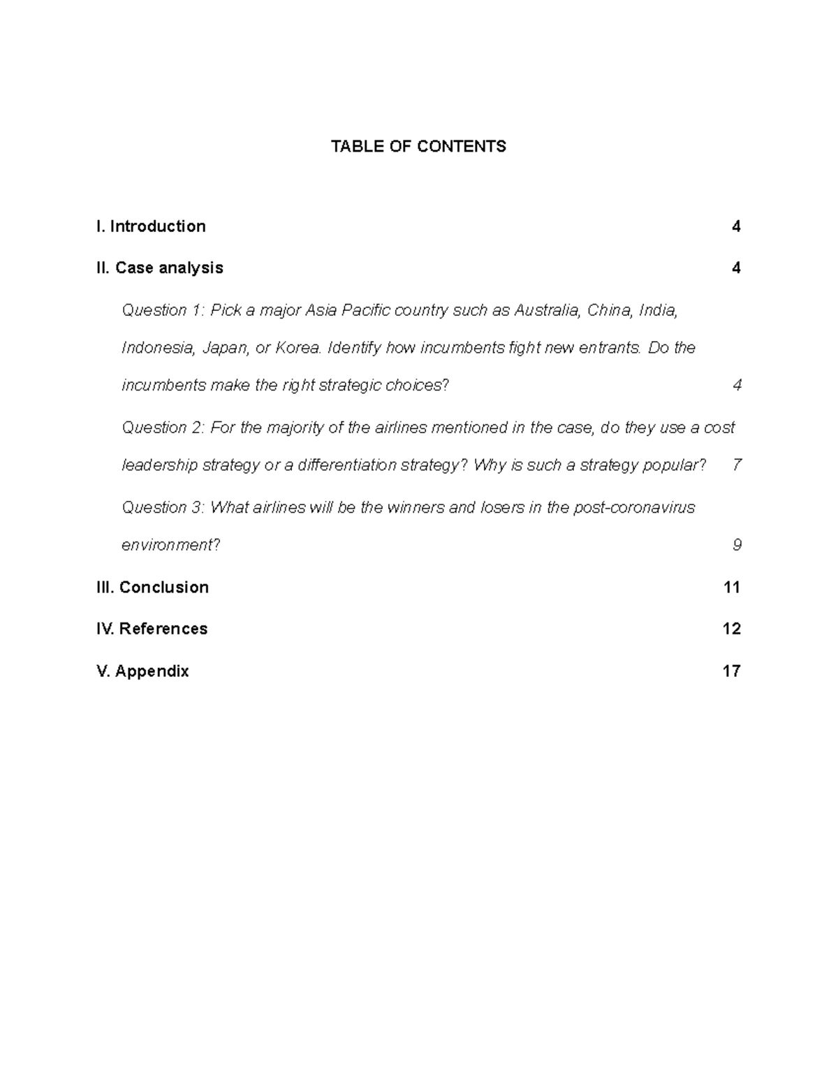 IBS Group 1 Case-study - ô;wjojogjgbhnjkl;cvbnm,l;cvbnm, - TABLE OF CONTENTS I. Introduction 4 ...