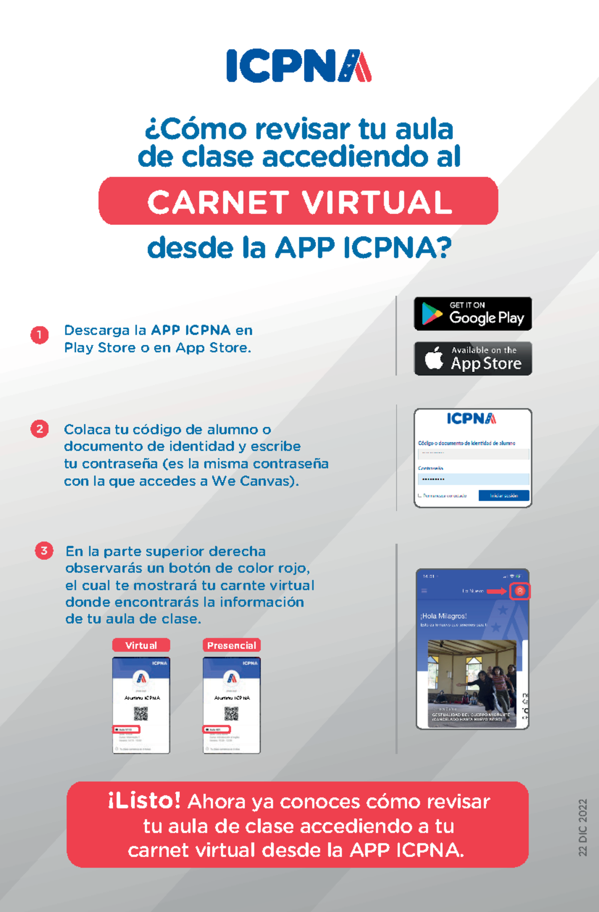 Revisar el Aula desde la APP ICPNA: Guía Rápida para Estudiantes - Studocu