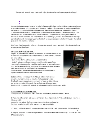 Grand oral math - Nombre de possiblilité de chiffrement de la machine ...