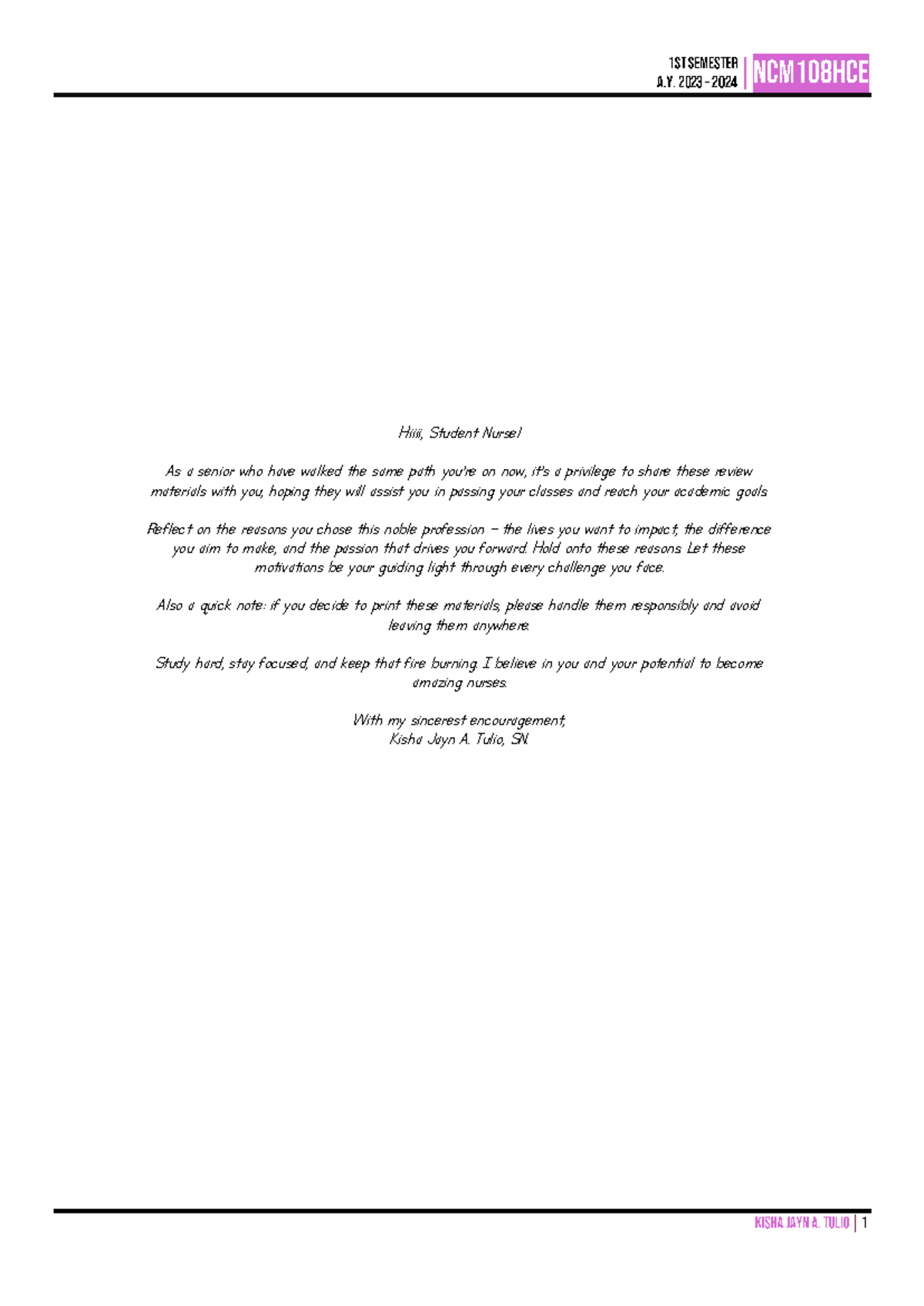 Bioethics Prelim & Endterm Notes for Nursing Students - Studocu